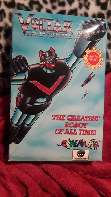 MAZINGER Z / AKA VOLTAR VHS Continental Video Rare JAPAN Anime 1985 BIG ...