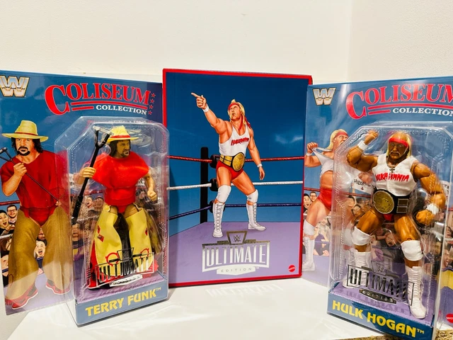 MATTEL WWE COLISEUM Collection Hulk Hogan and Terry Funk - Ultimate ...