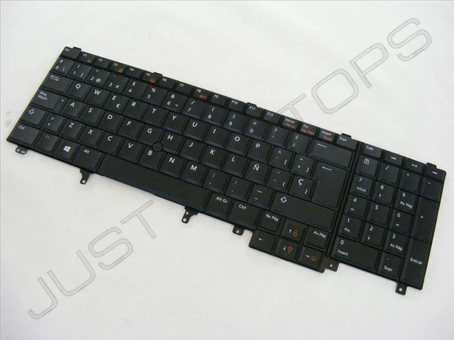 DELL PRECISION M4600 M4700 M4800 Spanish Espanol Keyboard Teclado Win 8 ...