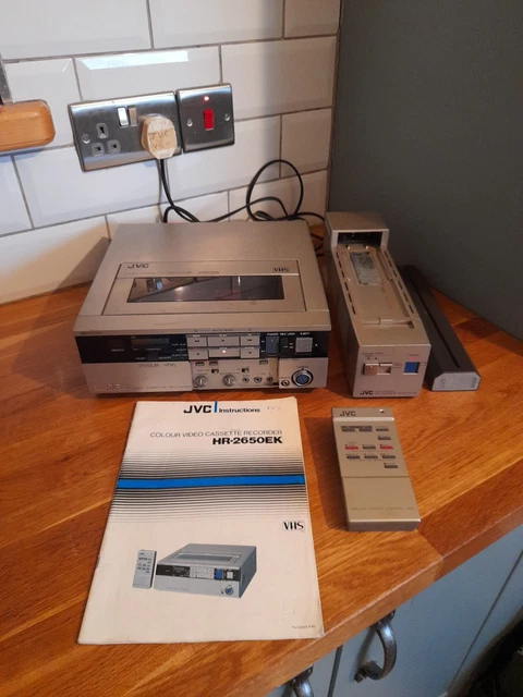 RARE VINTAGE JVC Video Cassette Recorder PAL VHS - HR-2650EK - with ...