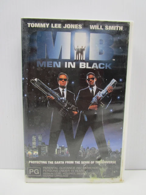 MIB, MEN IN Black, VHS Tape, Vintage Video, Movie, PG, 1997 $16.95 ...