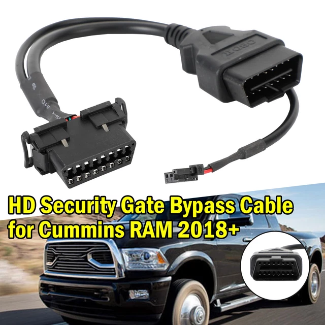 HD SECURITY GATE Bypass Cable pour Cummins RAM 2018+ H EUR 59,14 ...