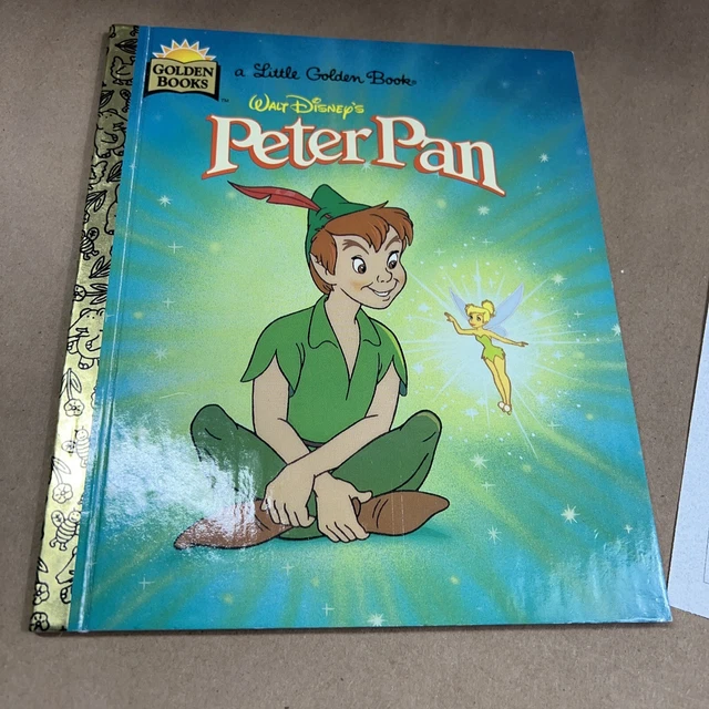 LITTLE GOLDEN BOOK Disney's Peter Pan Signed By Tinker Bell, Margaret ...