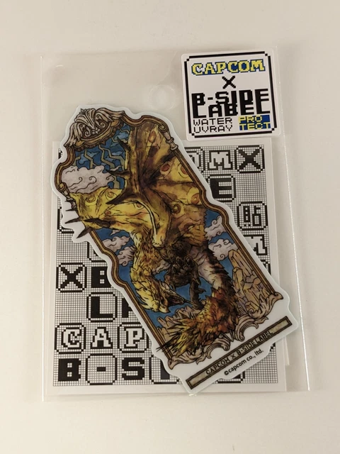 CAPCOM B-SIDE LABEL Sticker Monster Hunter Gold Rathian Waterproof US ...