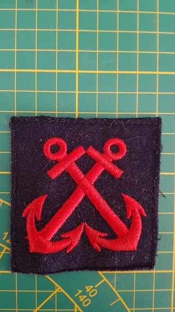 INSIGNE FNFL MARINS Ww2 Original Uniforme Marine Ancien Vareuse Veste ...