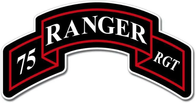 US ARMY RANGER Tab 75th Regiment Emblem Vinyl Sticker Decal / ps4 ...