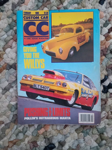 CUSTOM CAR MAGAZINE 1990 February Opal Manta Willys £3.00 - PicClick UK
