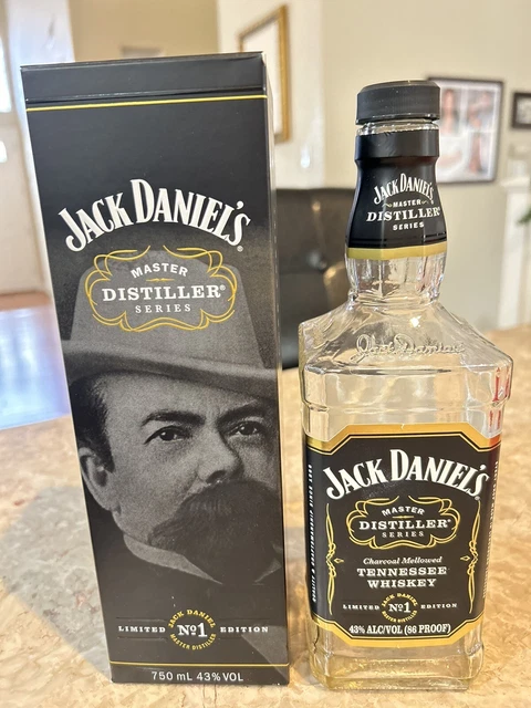 JACK DANIELS MASTER Distiller Series No. 1 Empty Bottle & Box “Jack ...