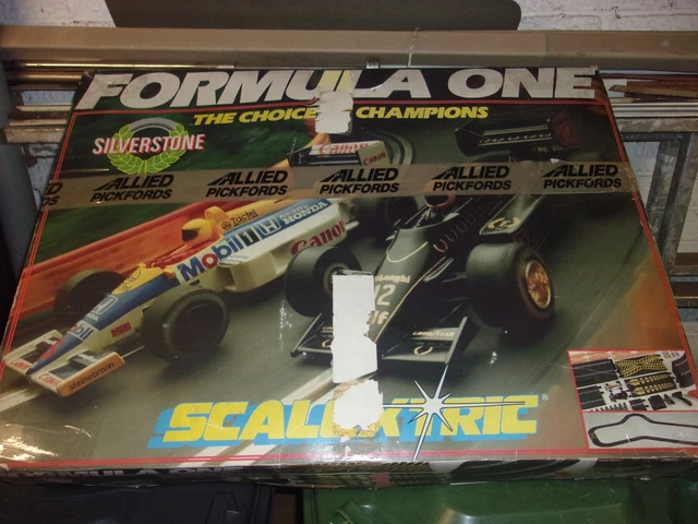 SCALEXTRIC BOXED VINTAGE set, F1, with extra cars. £21.52 - PicClick UK