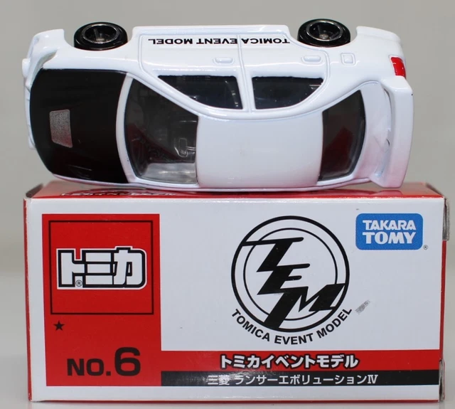 SMALL DAMAGES TOMICA Event Model NO.6 MITSUBISHI LANCER EVOLUTION IV $9 ...