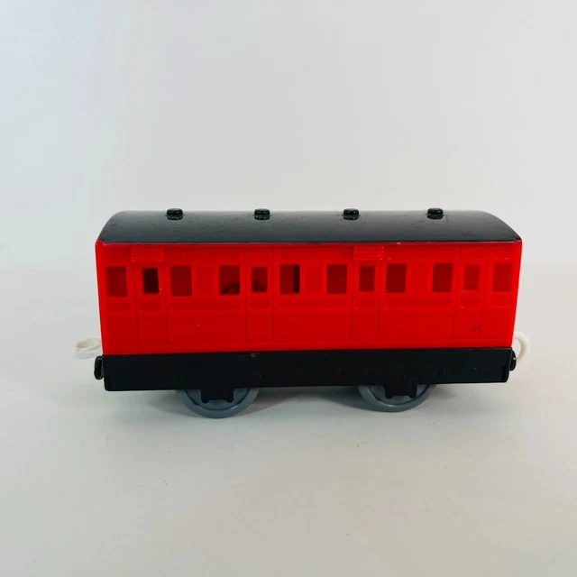 THOMAS & Friends TrackMaster Red Passenger Train Coach Black Roof TOMY ...