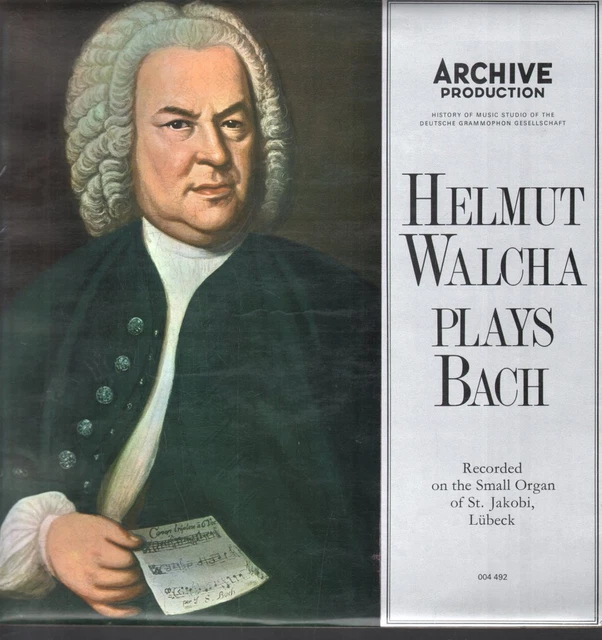 004492 HELMUT WALCHA Helmut Walcha Plays Bach LP vinyl Germany Archiv Produktion EUR 5,10 ...