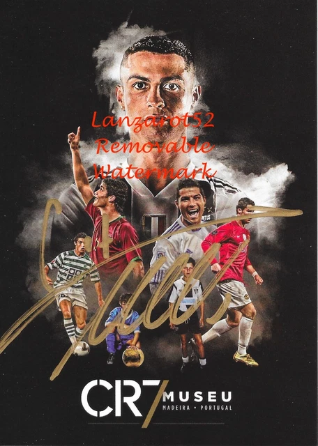RARE CRISTIANO RONALDO, Man Utd, CR7 Museu 6 "x 4" PHOTOGRAPH PRINTED ...