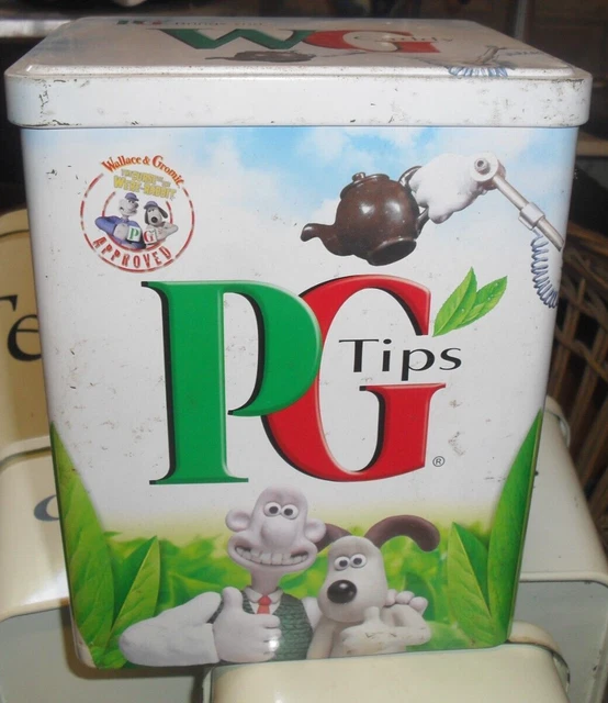 VINTAGE PG TIPS Wallace and Gromit Limited Edition Tea Caddy ...