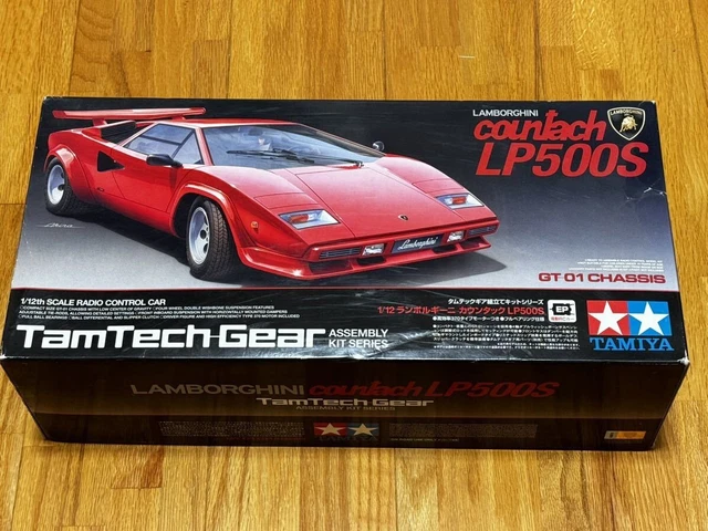 CHÂSSIS TAMIYA TAMTECH GEAR 1/12 Lamborghini Countach LP500 GT01 non ...