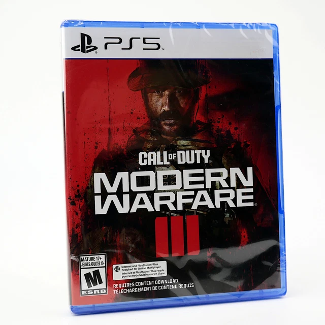 PS5 FACTORY SEALED New Call of Duty Modern Warfare III 2023 Unopened ...