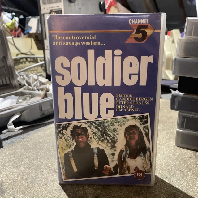 SOLDIER BLUE VHS PAL Video Candice Bergen Peter Strauss 1986 Channel 5 ...