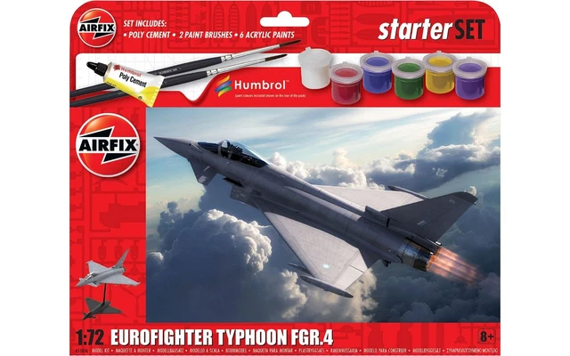 AIRFIX STARTER SET Eurofighter Typhoon 1:72 Model Kit A55010 NEW £18.99 ...
