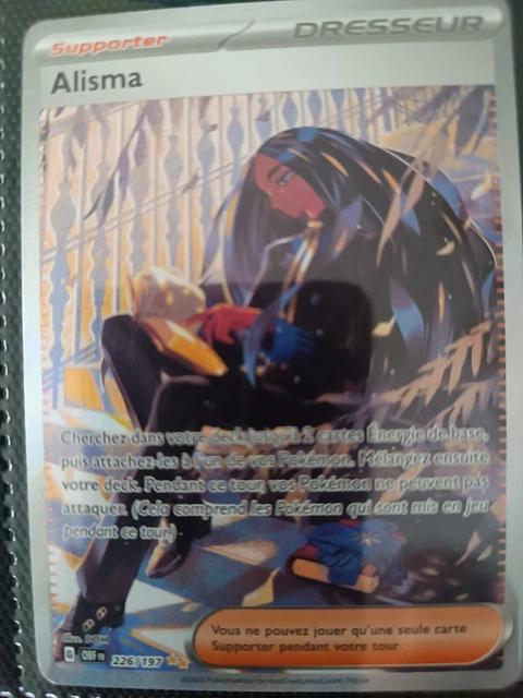 CARTE POKEMON ALISMA 226/197 FA Full Art EV3 Ecarlate et Violet OBF FR ...