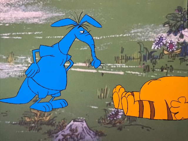 THE ANT AND The Aardvark Animation Cel 1969 Vtg Cartoon Network Pink ...