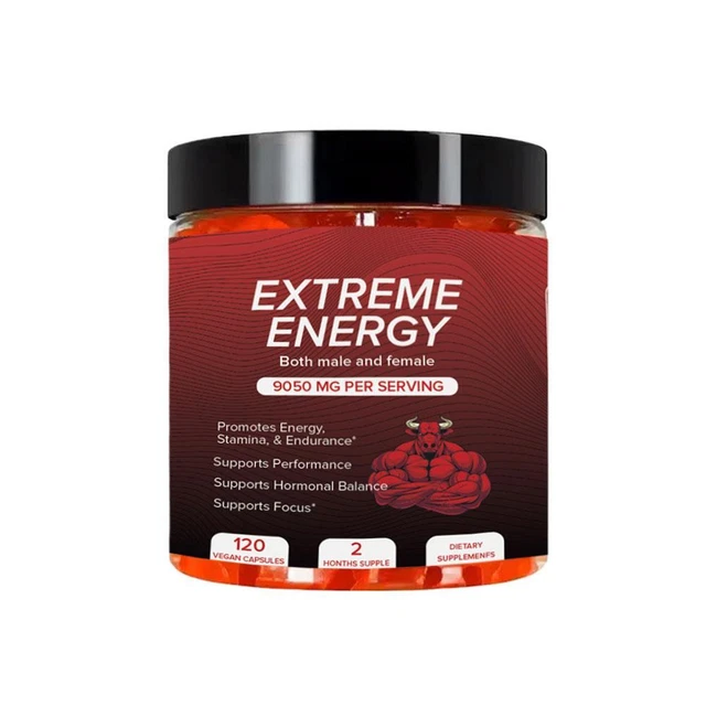 EXTREME ENERGY CREATINE Compound High Strength Gummies 9050MG 120 Count ...