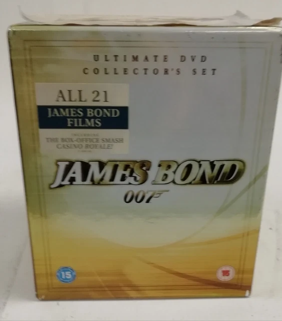 JAMES BOND 007 Ultimate DVD Collectors Set 21 Film Boxset On DVD Films #444 £9.99 - PicClick UK