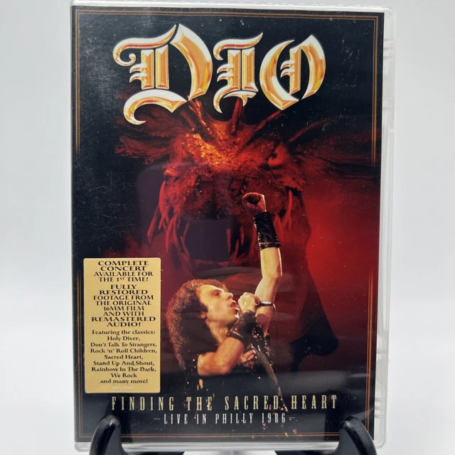 DIO FINDING THE Sacred Heart Live Concert in Philly 1986 DVD Interviews ...