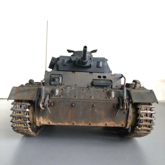 GEBAUTER & BEMALTER Dragon 1/35 Panzer III Ausf. F 1941 Ostfront 10th ...