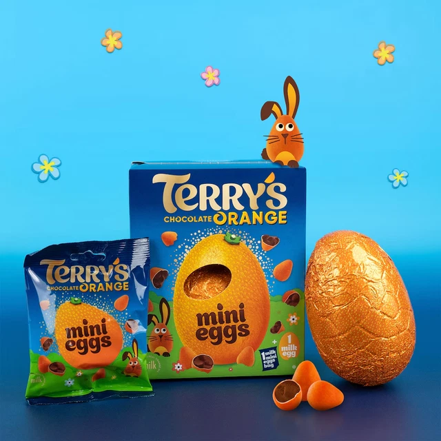 TERRY'S CHOCOLATE ORANGE Easter Egg with Mini Eggs 200g- Easter Egg £14 ...