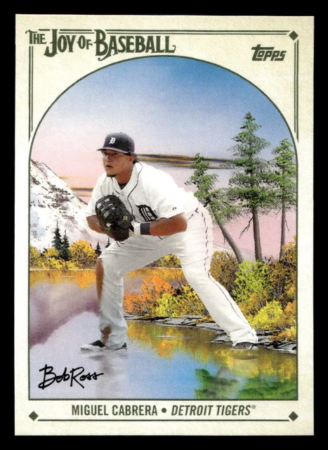 2023 TOPPS X Bob Ross la joie du baseball #49 Miguel Cabrera EUR 4,42 ...