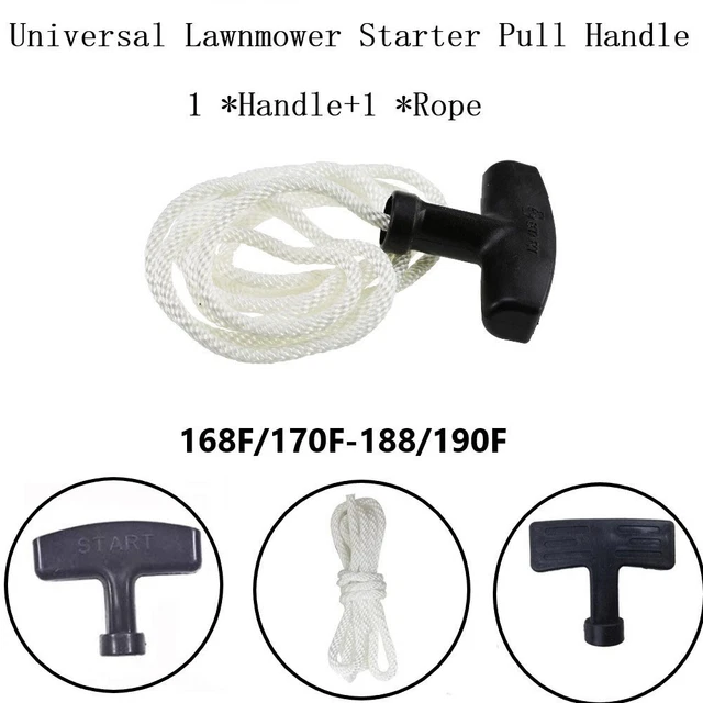 HEAVY DUTY LAWN Mower Starter Cord Rope and Handle Gas Engine ...