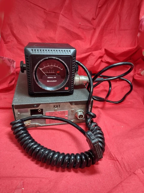 SHARP CB-4670 VINTAGE CB Radio , SPEAKER METER UNIT AND TRANSCEIVER ...