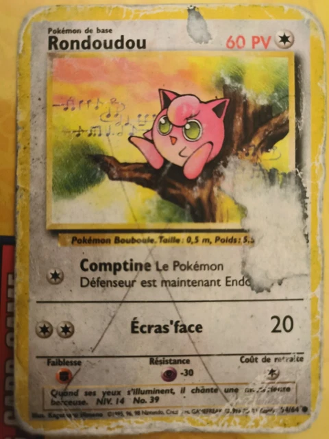 CARTE POKÉMON - Wizard Jungle : Rondoudou 54/64 EUR 0,51 - PicClick FR