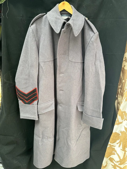 GENUINE BRITISH ARMY Surplus Household Guards Greatcoat Overcoat Size ...