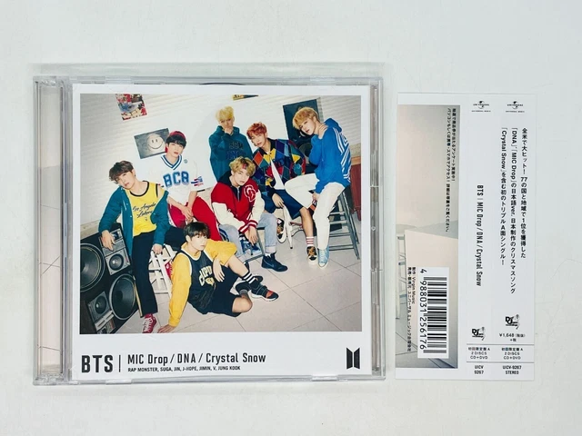 BTS BANGTAN BOYS MIC Drop/DNA/Crystal Snow Première édition limitée A ...