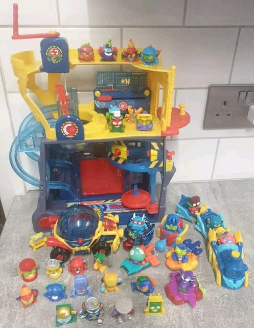 SUPERZINGS /SUPERTHINGS HEROES Headquarters Train Vehicles Rares Bundle ...