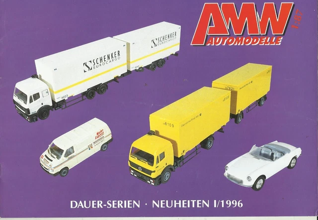 INFOBLATT KATALOG AMW AWM News 1 1996 Modellautos in 1:87 EUR 1,00 ...