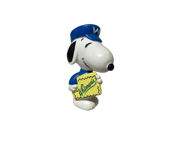 PEANUTS SNOOPY MAILMAN Whitman's Chocolate PVC Figure Cake Topper Toy ...