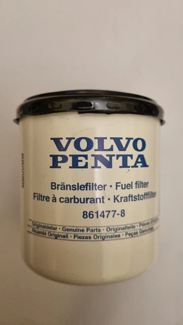 GENUINE VOLVO PENTA Diesel Engine Fuel Filter D1 D2 - 861477 -8 £20.00 ...