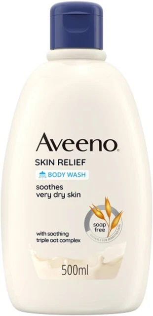 SKIN RELIEF MOISTURISING Body Wash (1X 500Ml), Gentle Cleansing Body ...