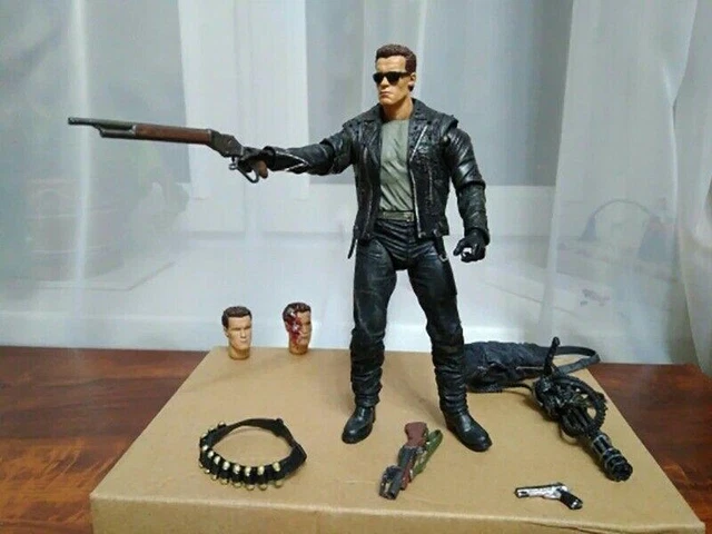 NECA TERMINATOR 2 Judgment Day T-800 Arnold Schwarzenegger Pvc Action ...