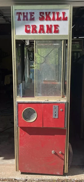 VINTAGE ARCADE CRANE Game The Skill Crane Claw Machine Repair Project ...