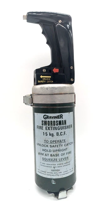 ORIGINAL 1970S BRITISH Army Graviner Swordsman Scimitar Tank Fire ...