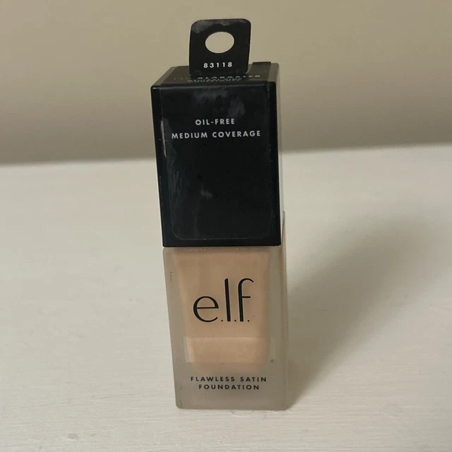 ELF E.L.F. FLAWLESS Satin Foundation - 150 Alabaster 83118 - New Sealed ...