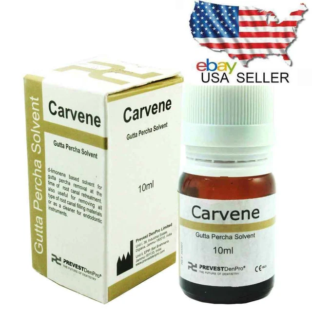 3 PACKS X Carvene Gutta Percha Solvent For Root Canal Dental 10ml ...