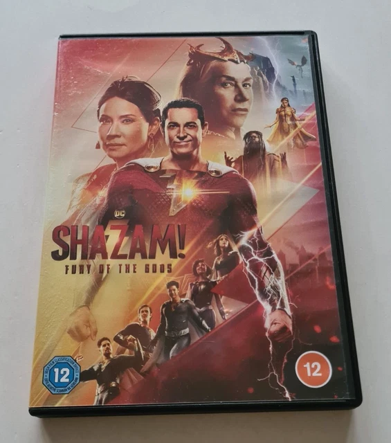 SHAZAM! FURY OF The Gods DVD 2023 Zachary Levi Helen Mirren Lucy Liu ...