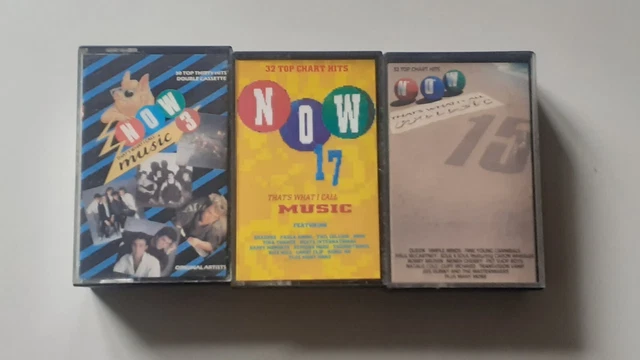 NOW THATS WHAT i call music cassette tapes job lot numbers 3 + 15 + 17 ...