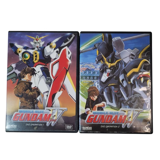 GUNDAM WING OPERATION 1 and 2 DVD Bundle Bandai Anime OOP $29.95 ...