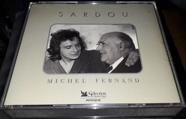 MICHEL SARDOU ET Fernand Sardou Tres Rare Coffret Double Cd Avec Livret ...
