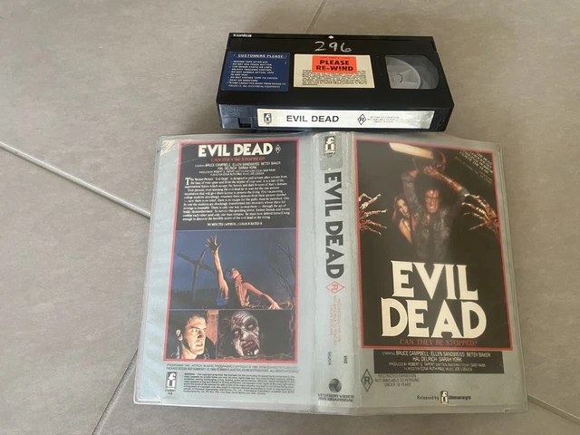 RARE/ EVIL DEAD (1981) Vhs/ Original R-rated Vestron Horror Video £189. ...